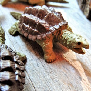 MINIATURE SNAPPING TURTLE Animal Figurine Figures Dollhouse Diorama ...