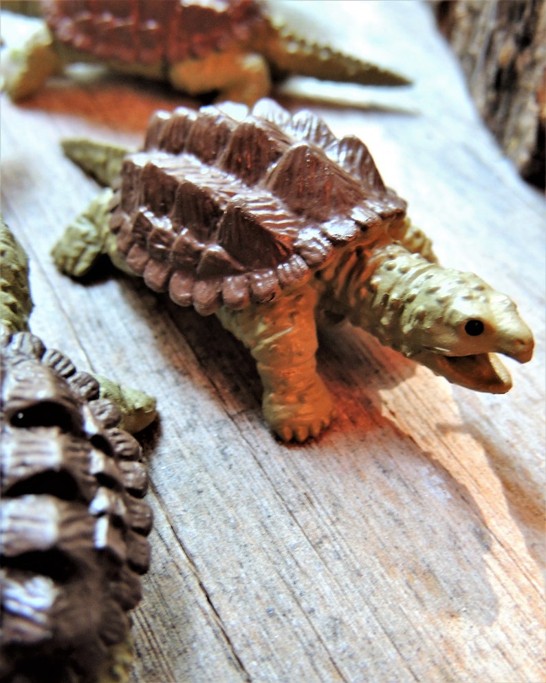 MINIATURE SNAPPING TURTLE Animal Figurine Figures Dollhouse - Etsy