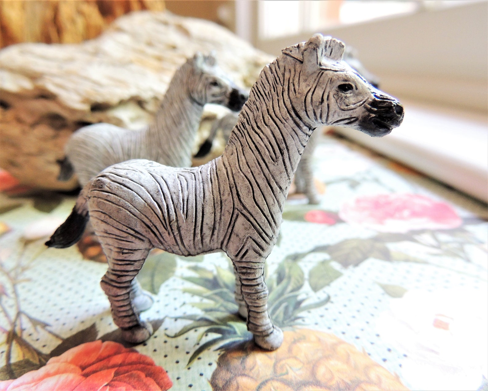 MINIATURE ZEBRA Animal Figures Figurines Mini Fairy Gardens - Etsy