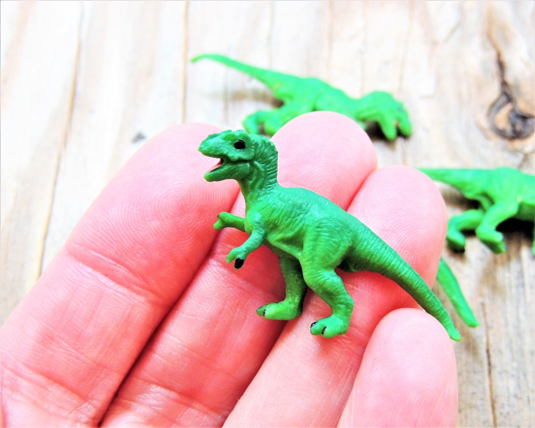 MINIATURE DINOSAUR T-rex Tyrannosaurus Rex Figures Dollhouse Terrarium ...