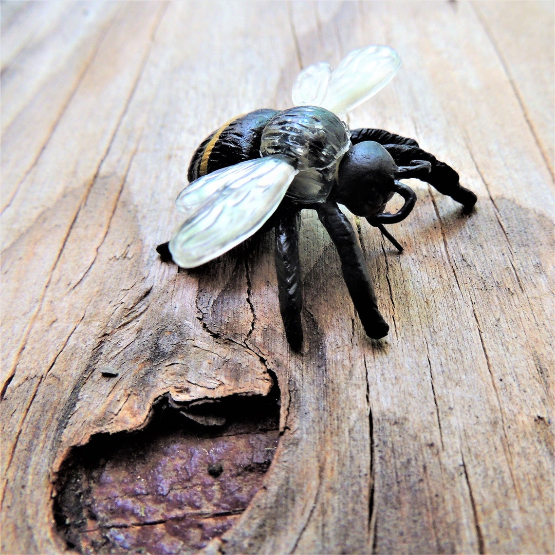 BEE MINIATURE Bumblebee Figurines Insect Figure Terrarium | Etsy