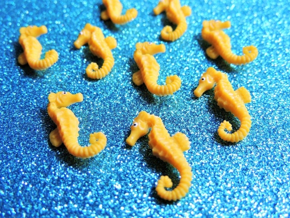 MINIATURE SEAHORSE Sea Animals Figurine Figures Fairy Garden - Etsy