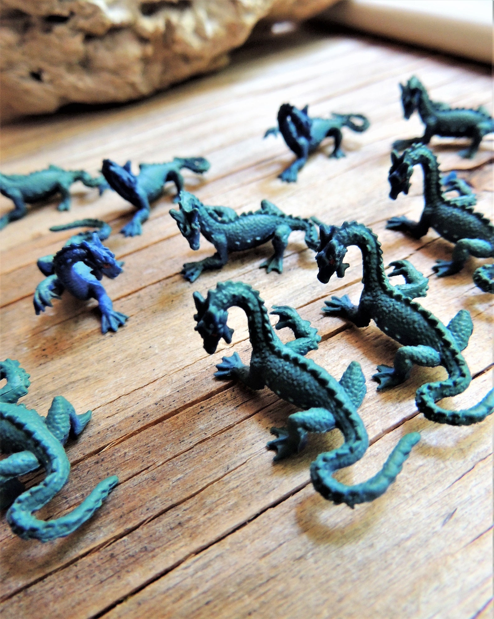 MINIATURE Sea Dragon Monster Figurine Mini Animals Figure Dollhouse ...
