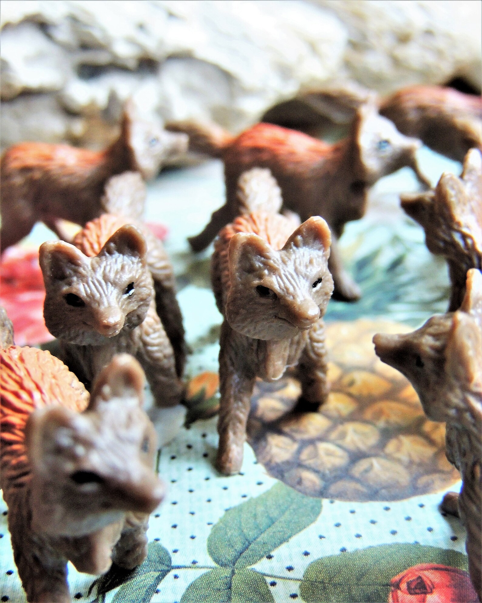 MINIATURE FOX Miniatures Animals Fairy Garden Figures Figurines ...