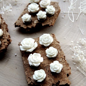 Pretty PUSH PINS Decorative Pushpins Cute Thumb Tacks Thumbtack Ivory ...