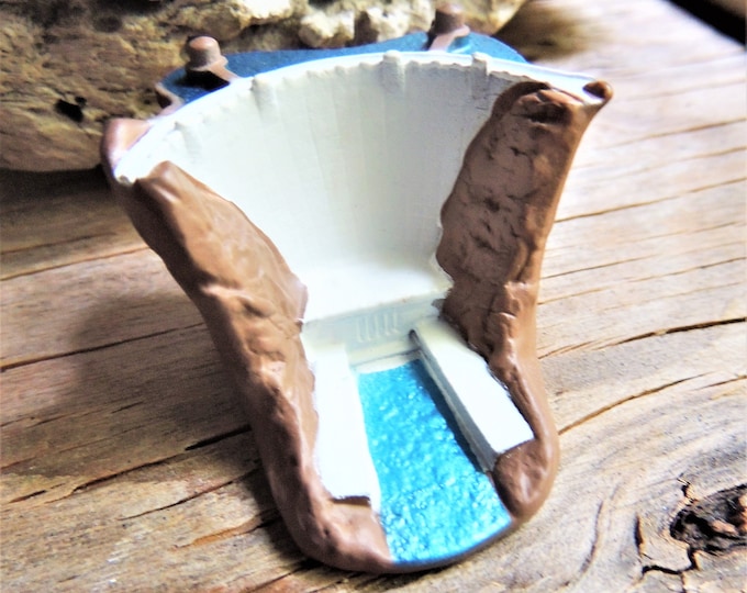 MINIATURE HOOVER DAM Figures Figurine Diorama Terrarium Supplies Small ...