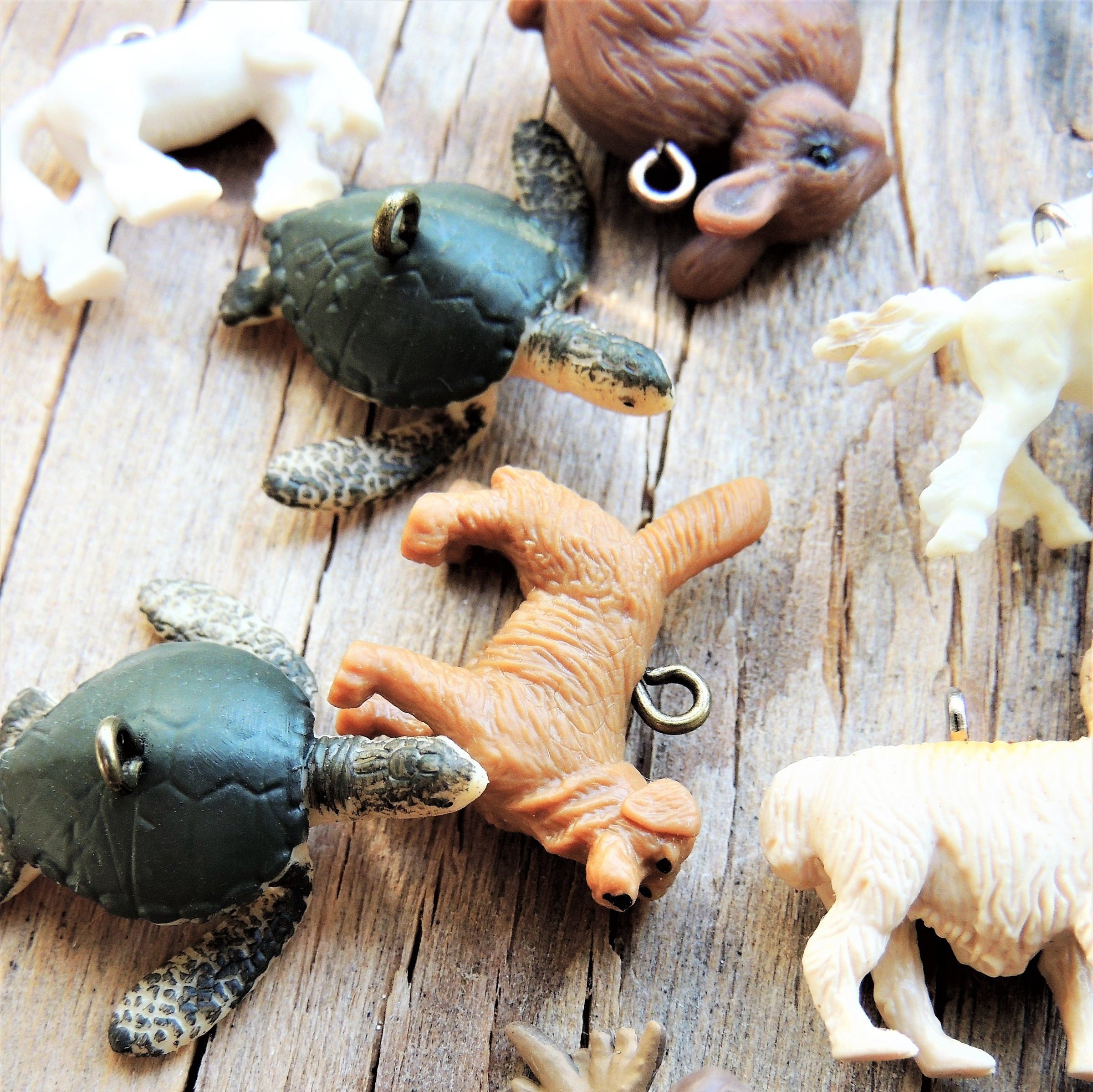 ANIMAL CHARM Tiny Animal Charms for Bracelet Cell Phone Planner Charm ...