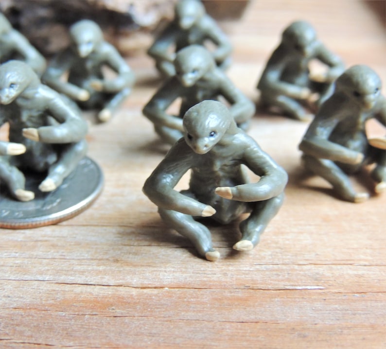 Tiny MINIATURE SLOTH Animal Figurine Figures Dollhouse Diorama - Etsy
