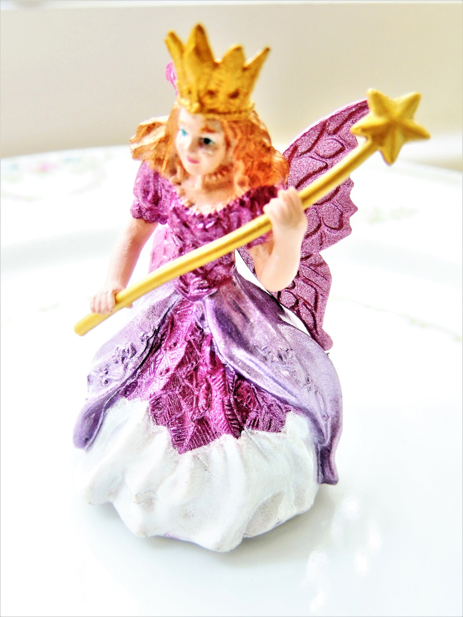 FAIRY GARDEN MINIATURES 6 Fairies and 12 Tiny Mini Animals Bundle Set ...