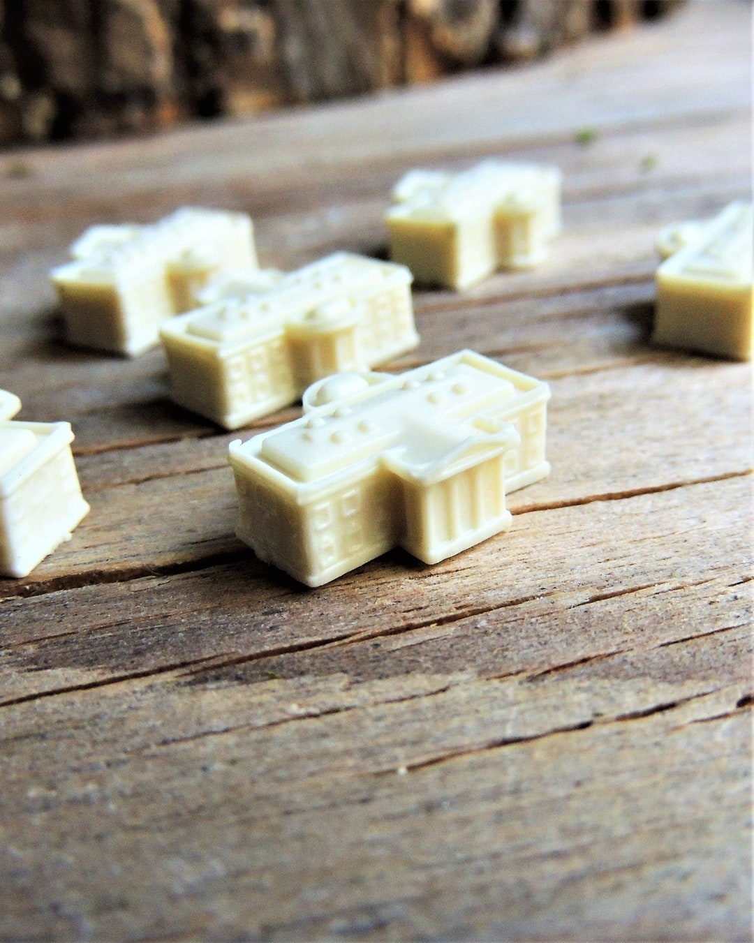 MINIATURE White House Building Micro Mini Replica Figure Dollhouse ...