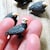 Large MINIATURE RAVEN Bird Crow Animals Figure Figurine Dollhouse Fairy ...