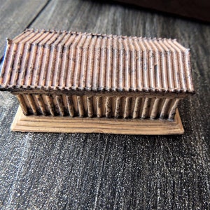 MINIATURE BUILDINGS PARTHENON Landmark Replica Plastic Figures ...