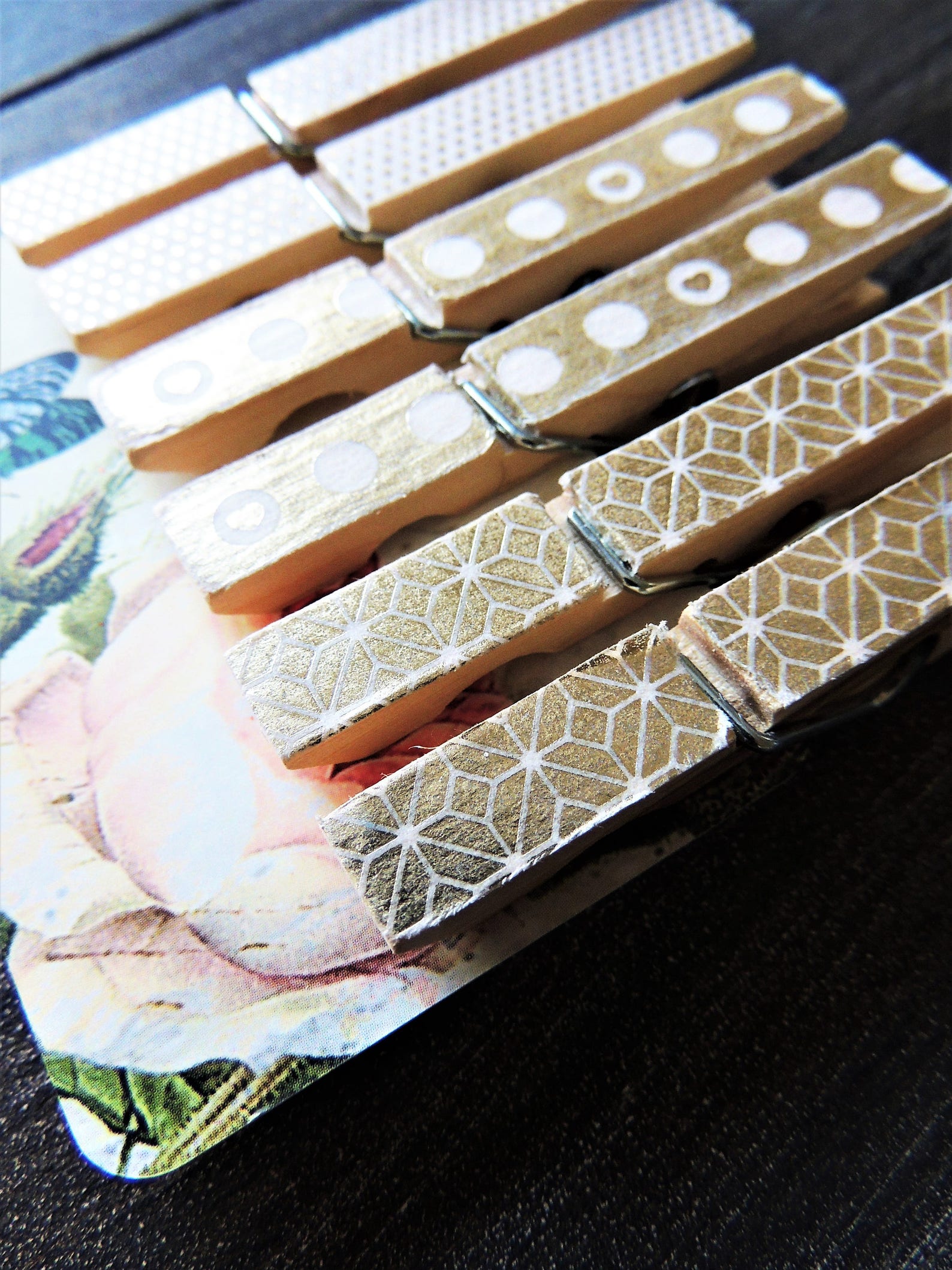 GOLD CLOTHESPINS Clothes Pin Decorative Magnets Push Pin - Etsy