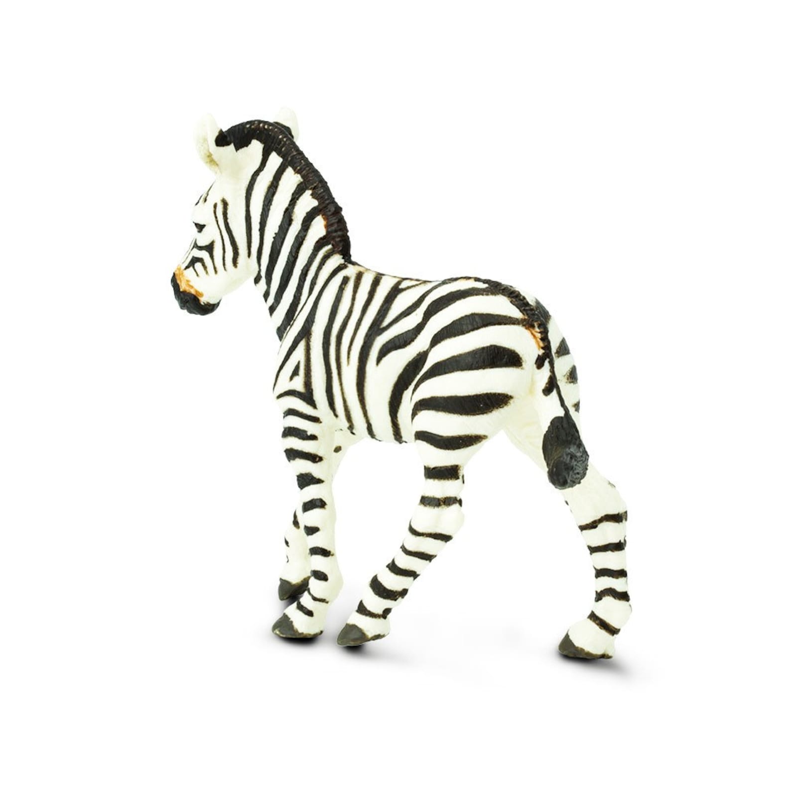Large MINIATURE ZEBRA FOAL Animals Figure Figurine Fairy Garden Diorama ...