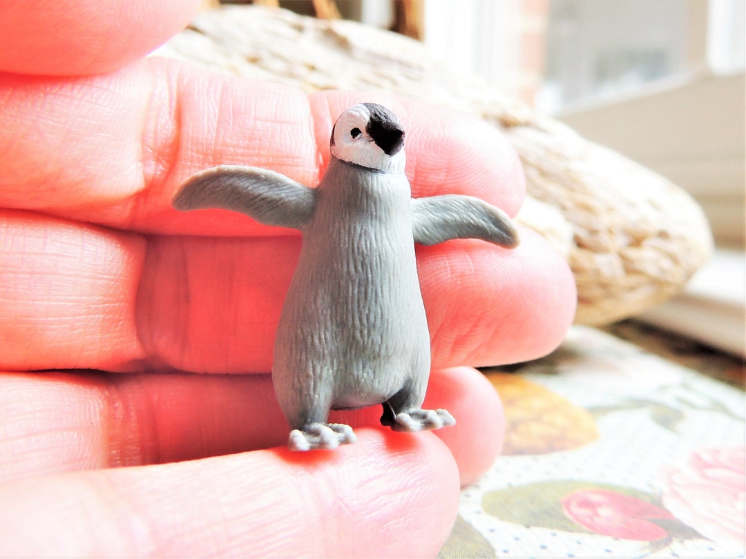 MINIATURE ANIMALS PENGUIN Chick Bird Miniatures Figure Figurine Fairy ...