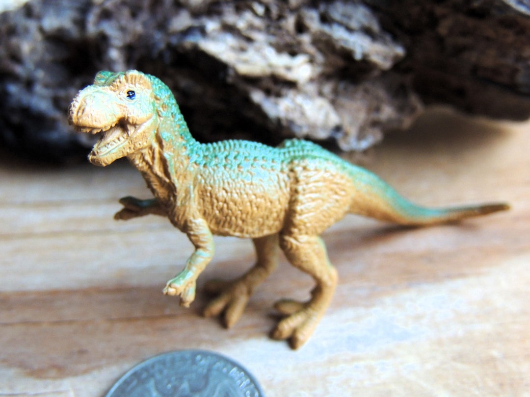 MINIATURE T-REX DINOSAUR Animal Figures Figurine Fairy Garden Dollhouse ...