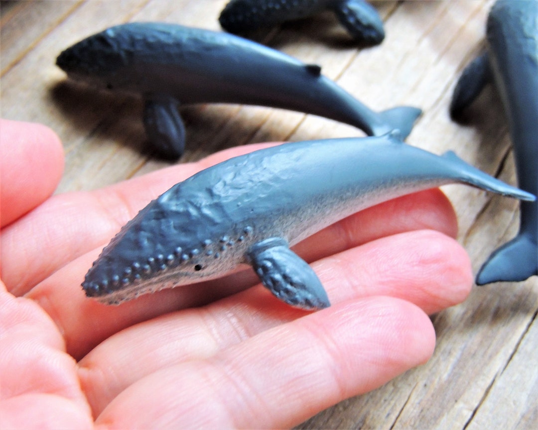 MINIATURES BLUE WHALE Animal Figurine Figure Dollhouse Fairy Garden ...