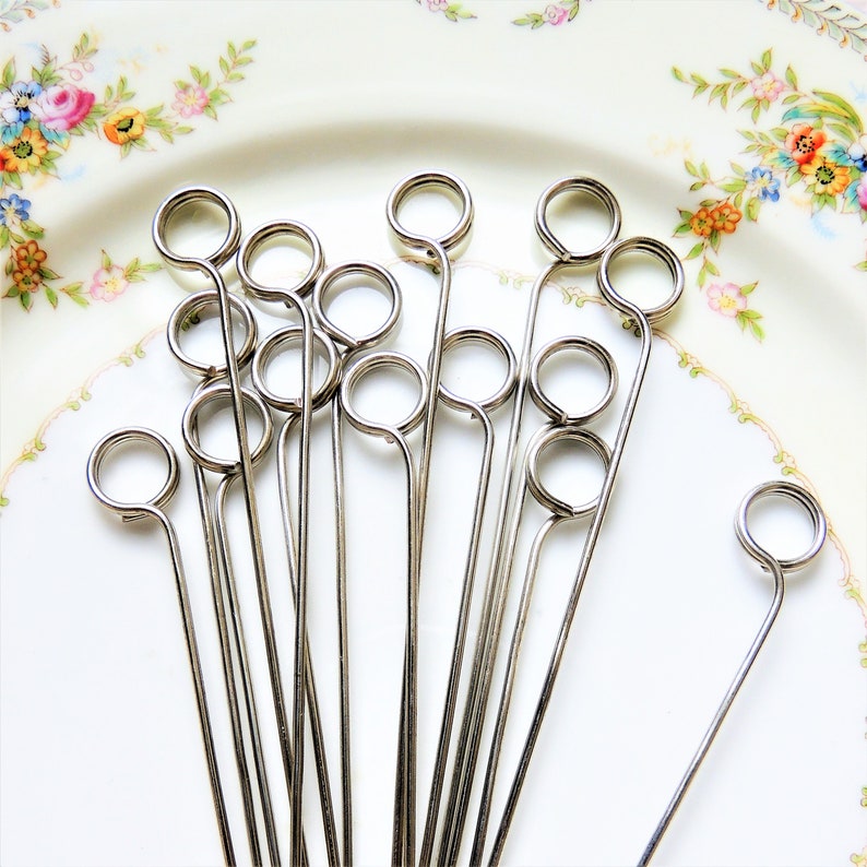 Wire PLACE CARD HOLDERS Silver Gold Table Number Holders Diy Swirl ...