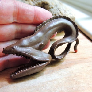 MINIATURE GULPER FISH Pelican Eel Deep Sea Animal Figure Figurine ...