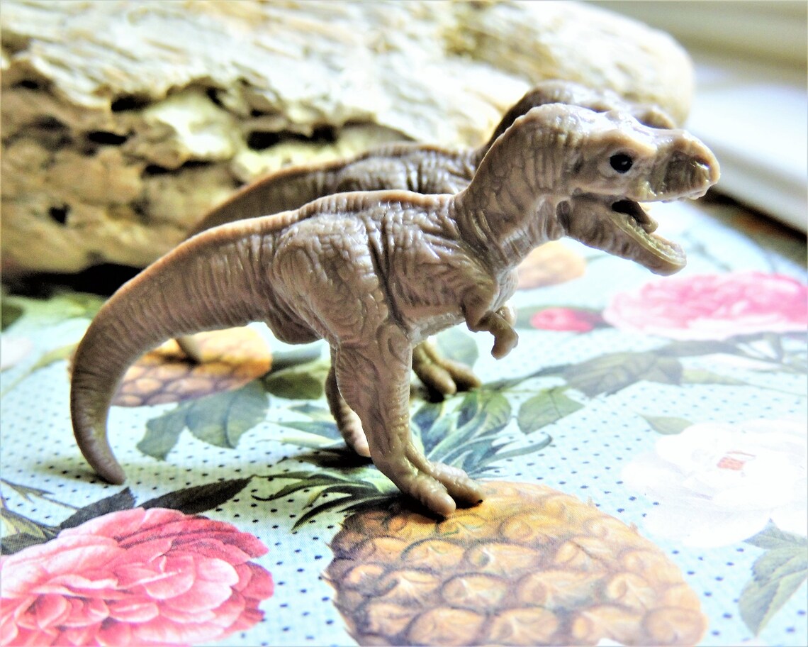 MINIATURE T-REX DINOSAUR Animal Figures Figurine Fairy Gardens - Etsy