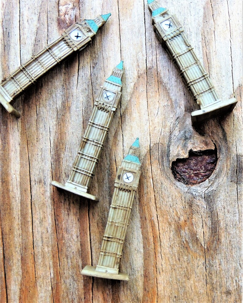 MINIATURE BIG BEN Landmark London Plastic Figures Figurines | Etsy