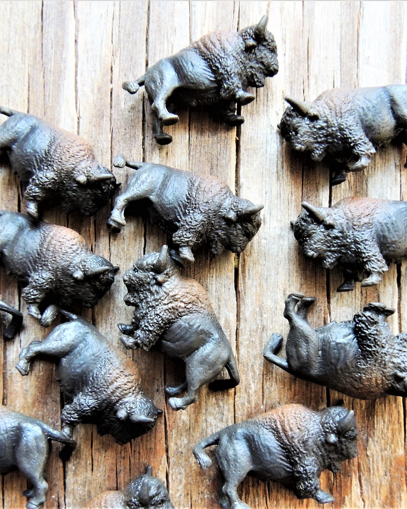 MINIATURE Bison Animal Mini Figurines Figures Dollhouse - Etsy