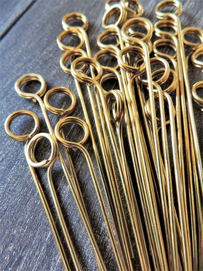 3.5 WIRE CARD HOLDERS Set Picks Gold No Base Place Card | Etsy