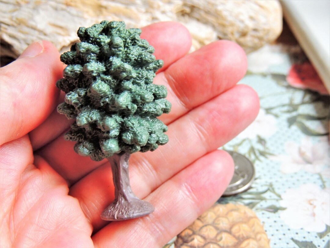 MINIATURE TREE Figurine ELM for Crafts Terrain Figurines Figure Fairy ...
