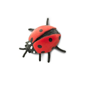 MINIATURE LADYBUG Animals Insect Figures Figurine Fairy Garden ...