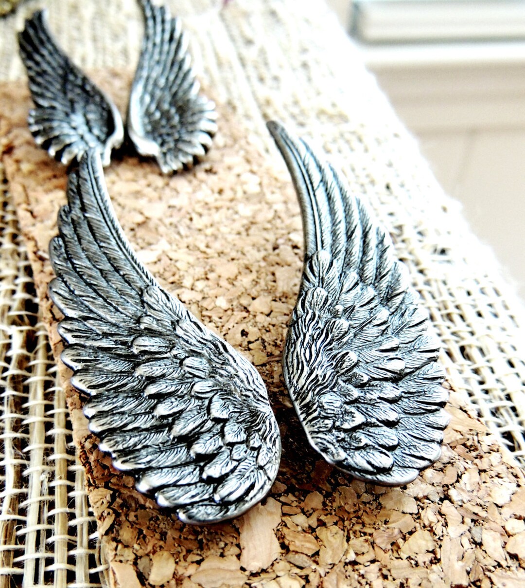 Push Pins Pushpin Thumbtacks Thumb Tack Decorative Metal Angel Wings ...