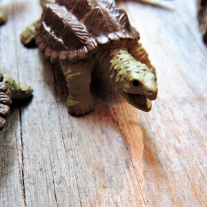 MINIATURE SNAPPING TURTLE Animal Figurine Figures Dollhouse Diorama ...