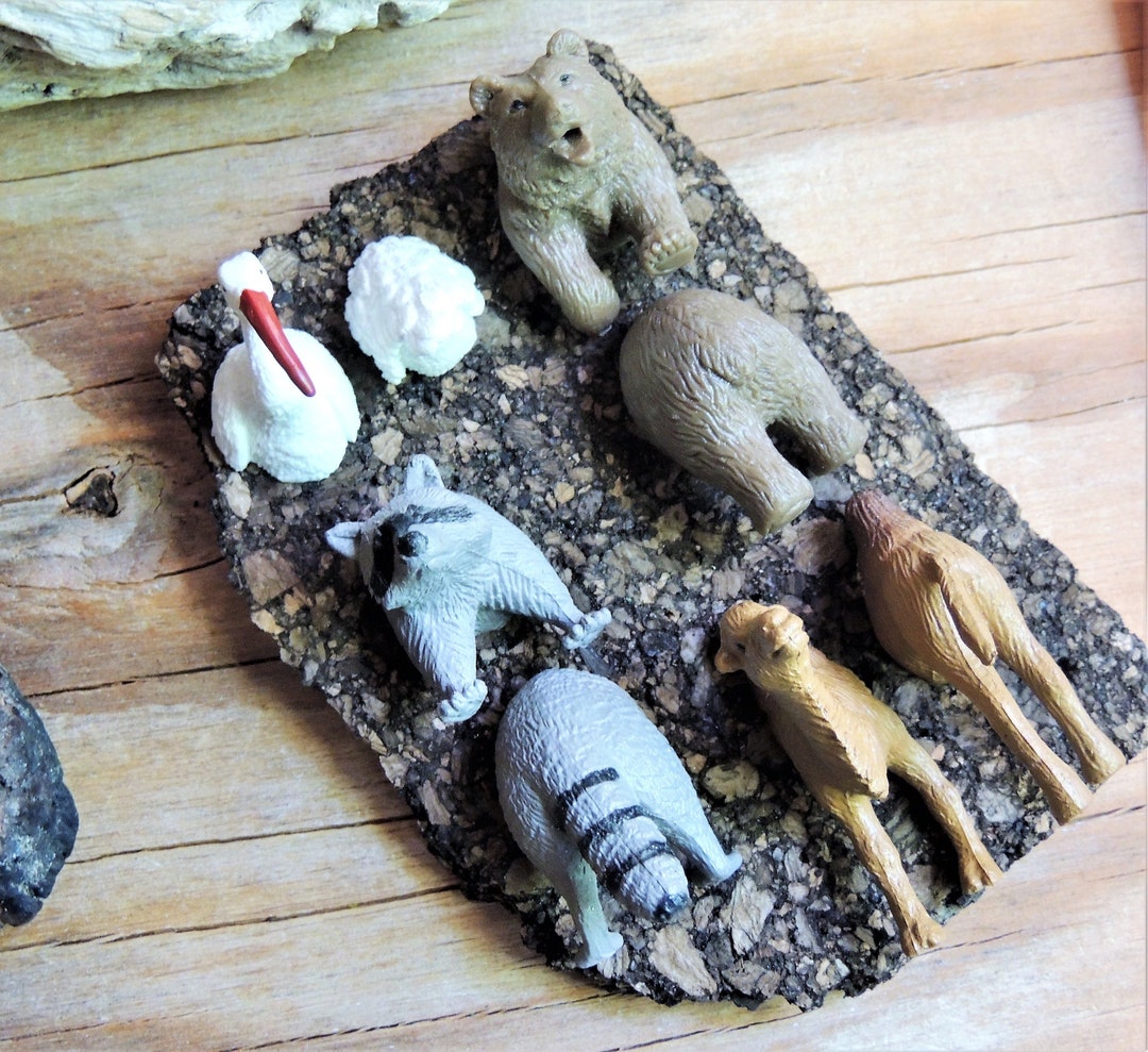 Animal Head Butt MAGNETS PUSH PINS Refrigerator Magnet Decorative ...
