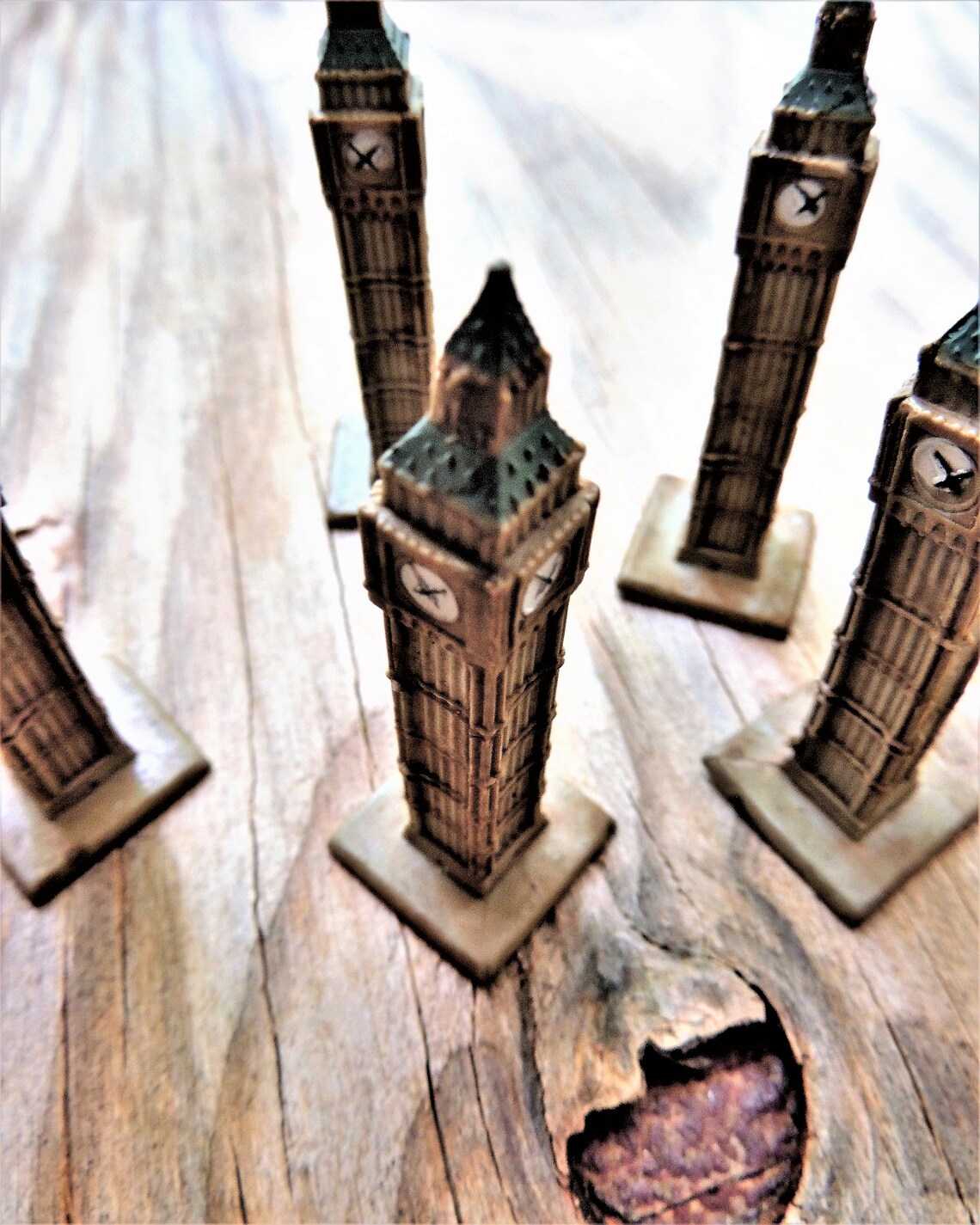 MINIATURE BIG BEN Landmark London Plastic Figures Figurines Terrarium ...