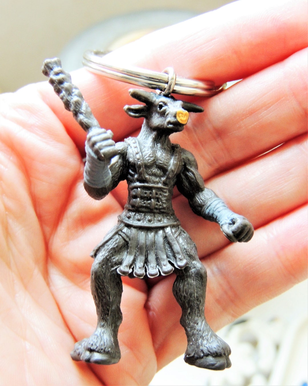KEYCHAIN Key Chain MINOTAUR Key Ring Key Fob Fun Cool Unique Keychains ...
