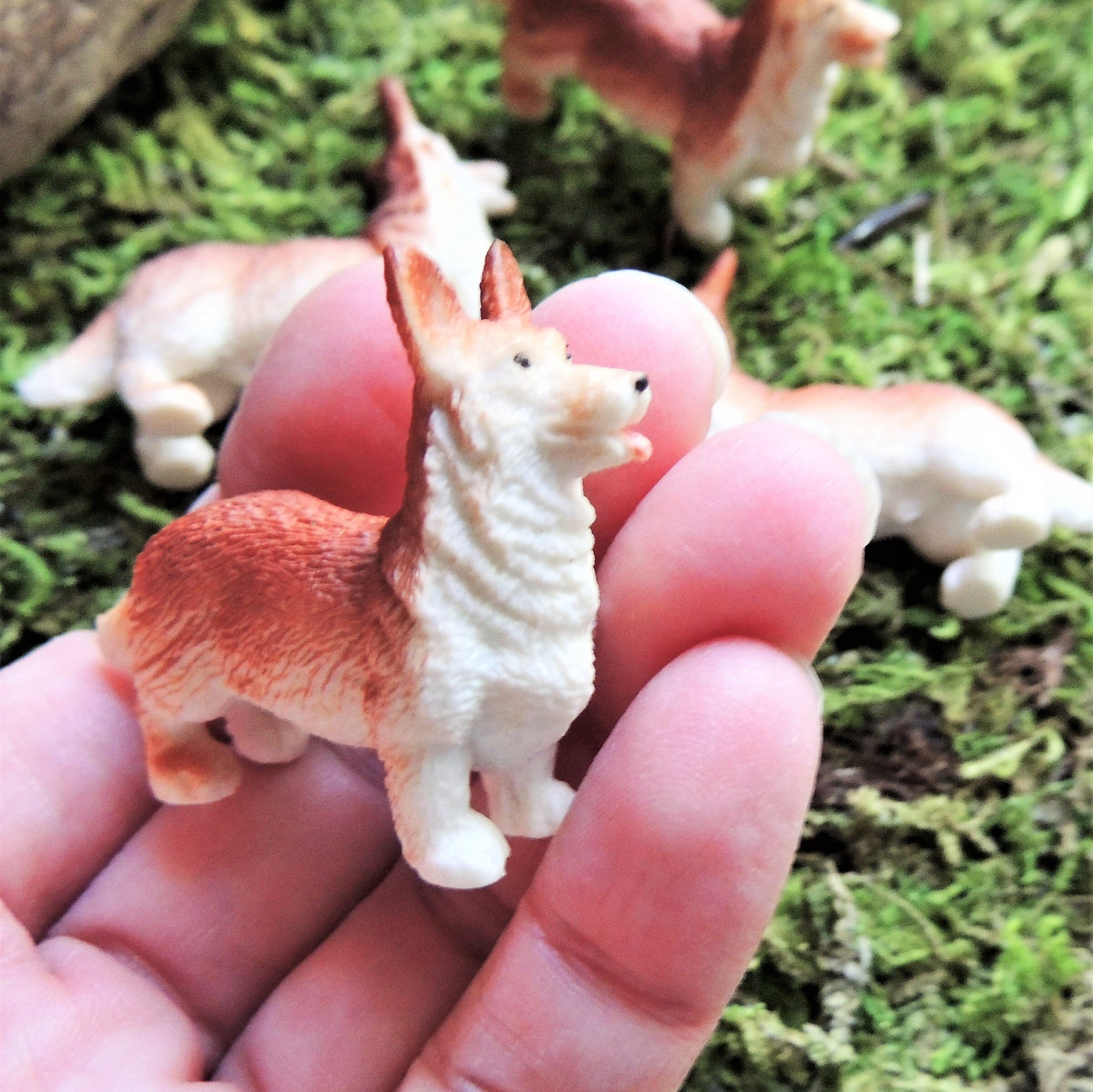 Set of 48 MINIATURE PLASTIC ANIMALS Terrarium Dollhouse Farm Animal ...