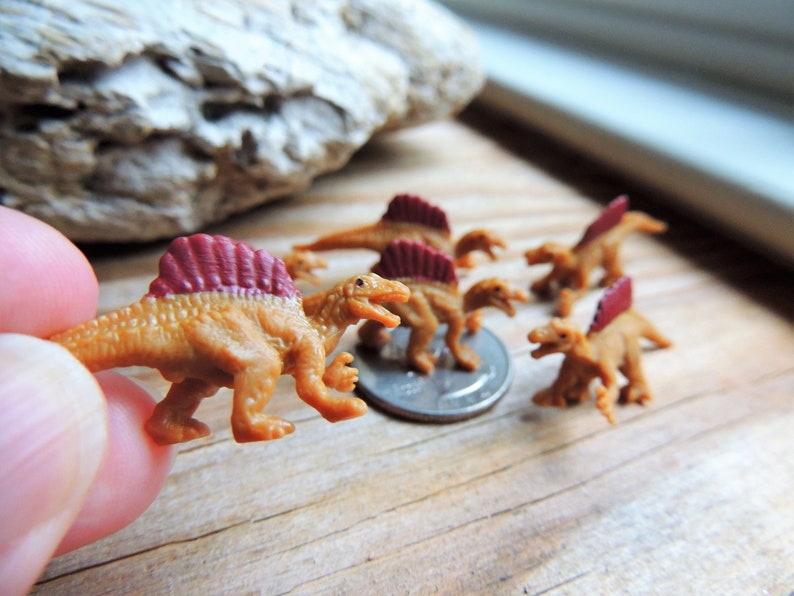 MINI DINOSAUR Miniature Tiny Dino Figurine Figure Micro Minifigure ...