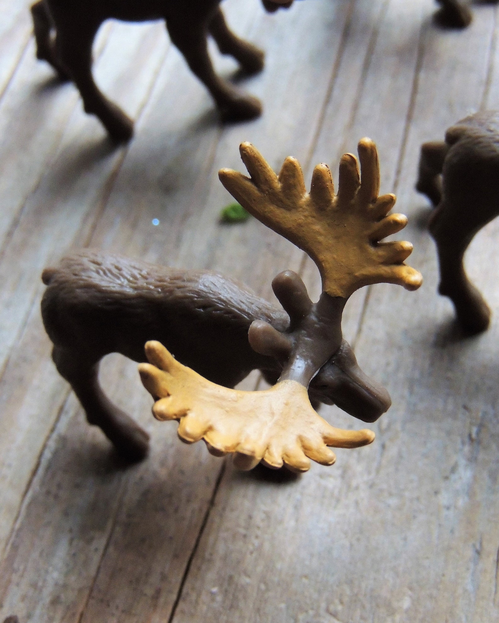 MINIATURES MOOSE Animal Figures Figurines Dollhouse Fairy | Etsy