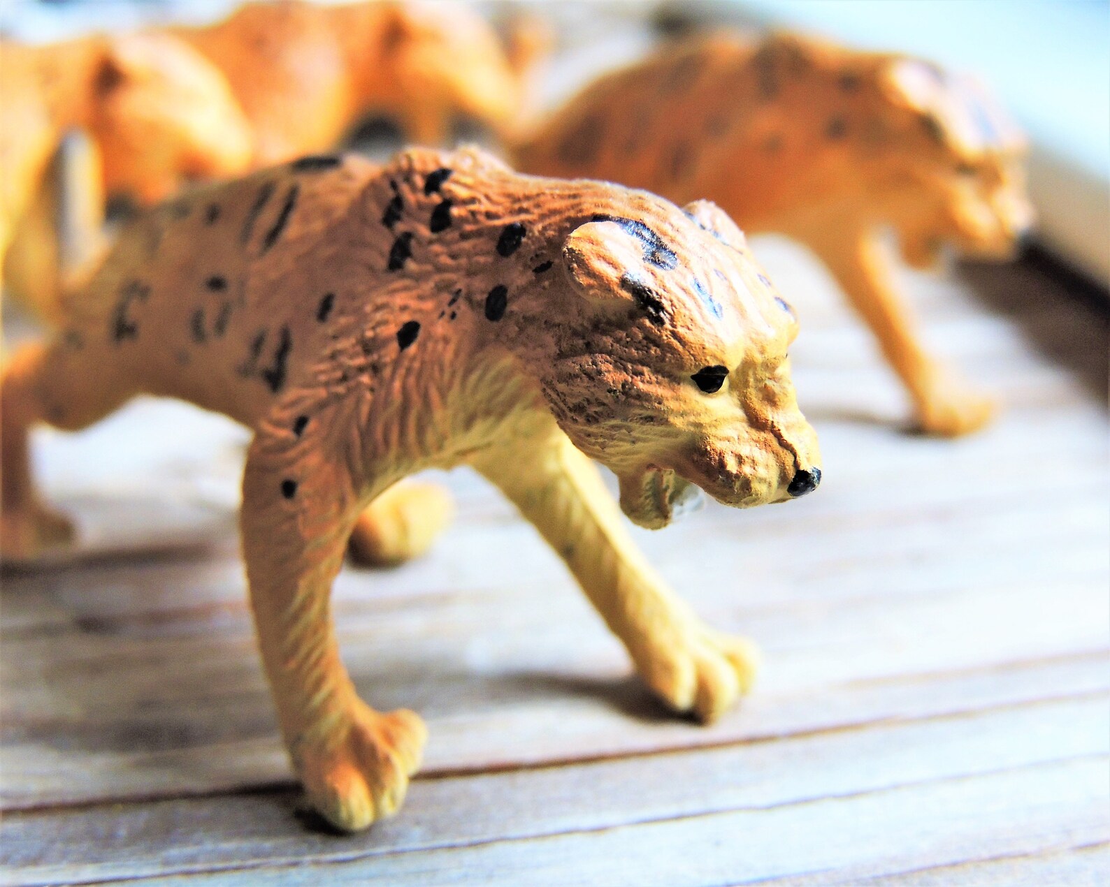 JAGUAR MINIATURE ANIMAL Figure Figurine Panther Fairy Garden Dollhouse ...