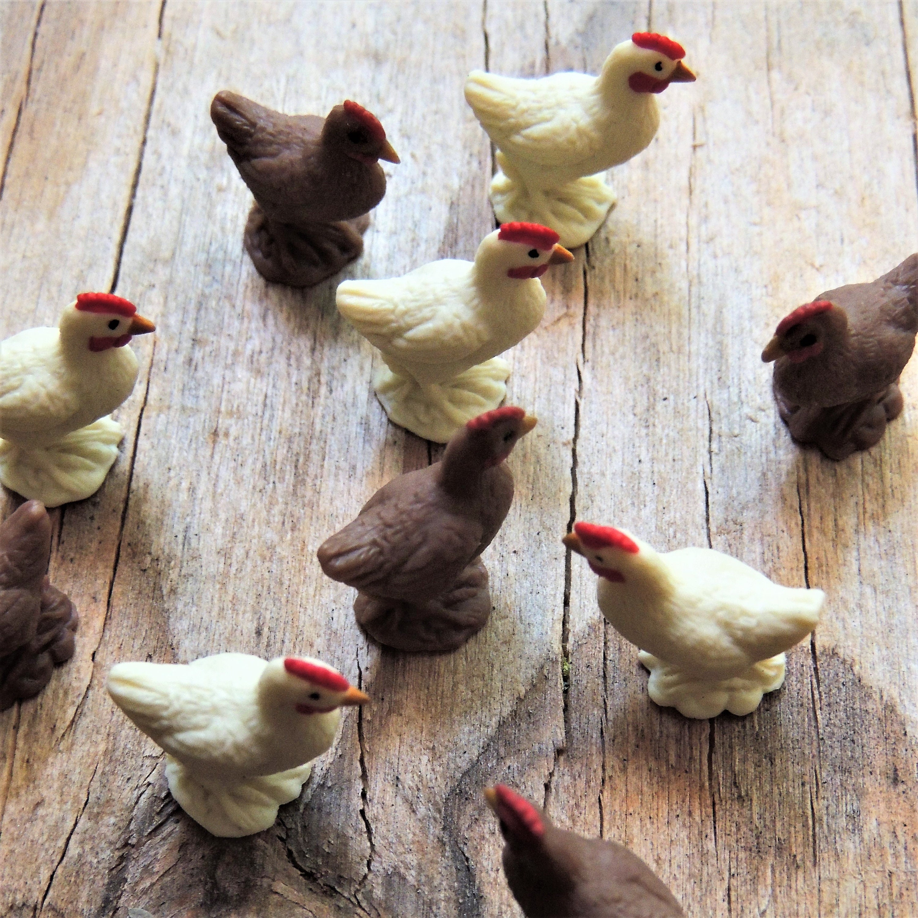 MINIATURE Chicken Hen Mini Farm Animals Figure for Fairy | Etsy