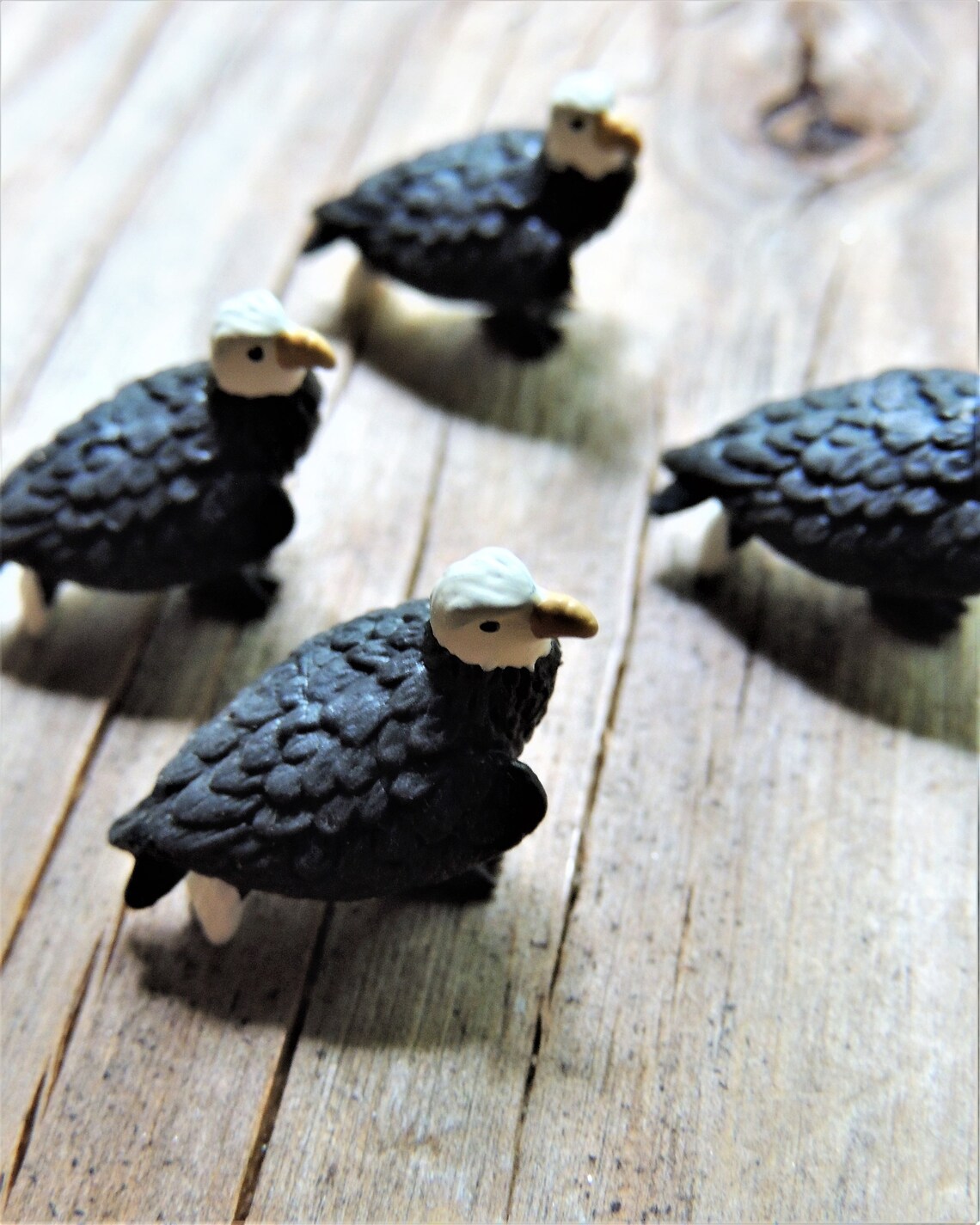 MINIATURE EAGLE Bird Animal Mini Figurines Figures Dollhouse - Etsy