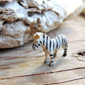 MINIATURE ZEBRA: Tiny Zebra Miniatures Animal Figurines Figures for ...