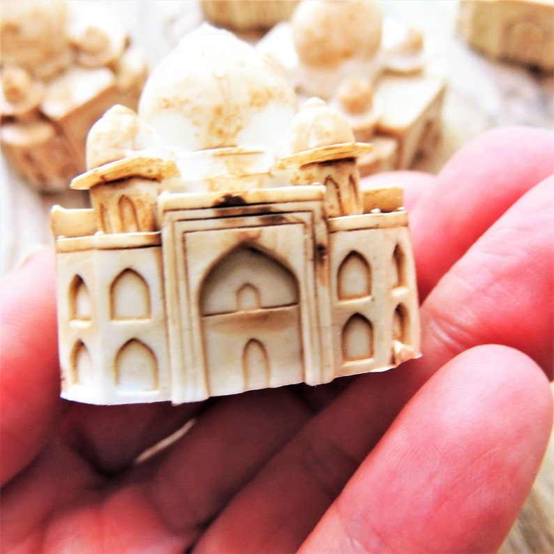 MINIATURE BUILDING Taj Mahal India Plastic Figures Figurines | Etsy
