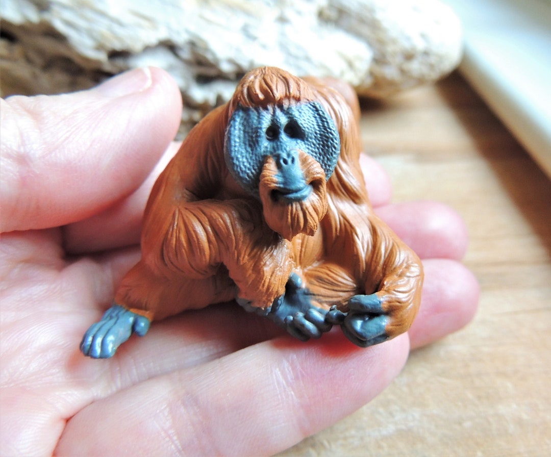 MINIATURE ORANGUTAN Animal Figurines Figures Fairy Garden - Etsy