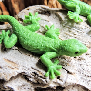 MINIATURE LIZARD Animal Figure Figurine Fairy Gardens Dollhouse Diorama ...