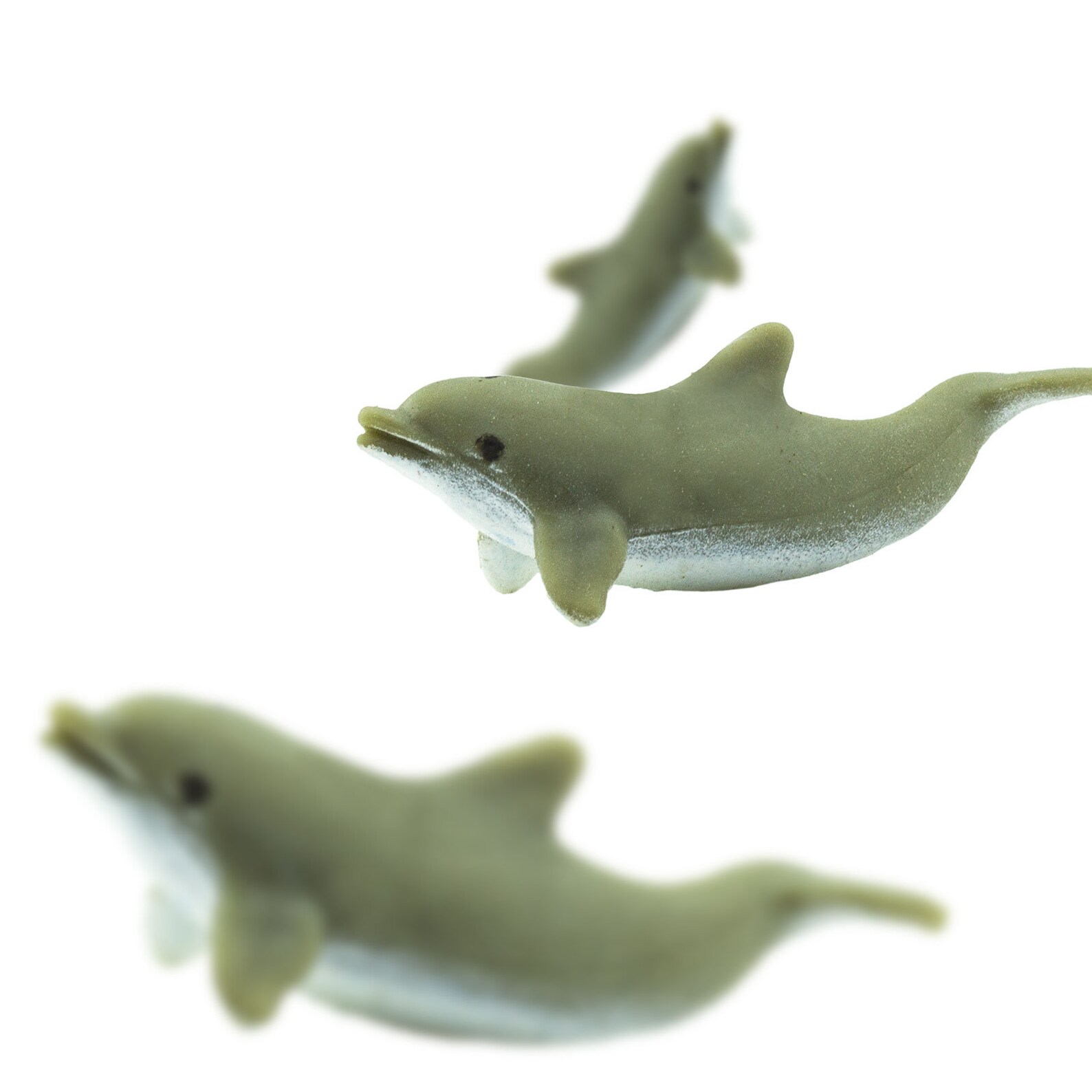 DOLPHIN MINIATURE Sea Animal Figurine Figures Dollhouse for Fairy ...