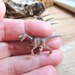 TINY MINIATURE DINOSAUR Raptor Figurine Figure Fairy Garden - Etsy