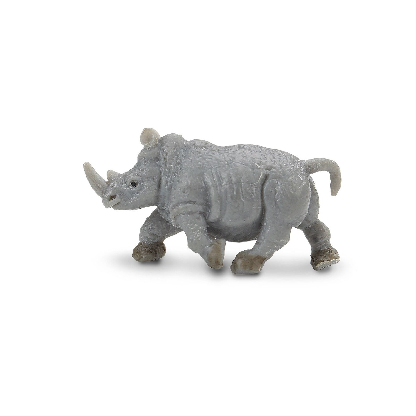 MINIATURE RHINO Tiny Mini Animal Figurine Figure Dollhouse Diorama ...