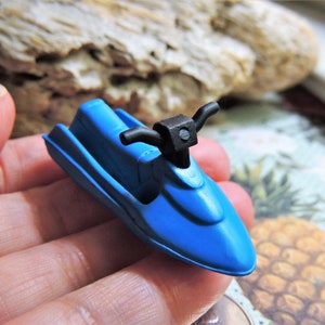 JET SKI MINIATURE Figure Figurine Fairy Garden Dollhouse Diorama ...