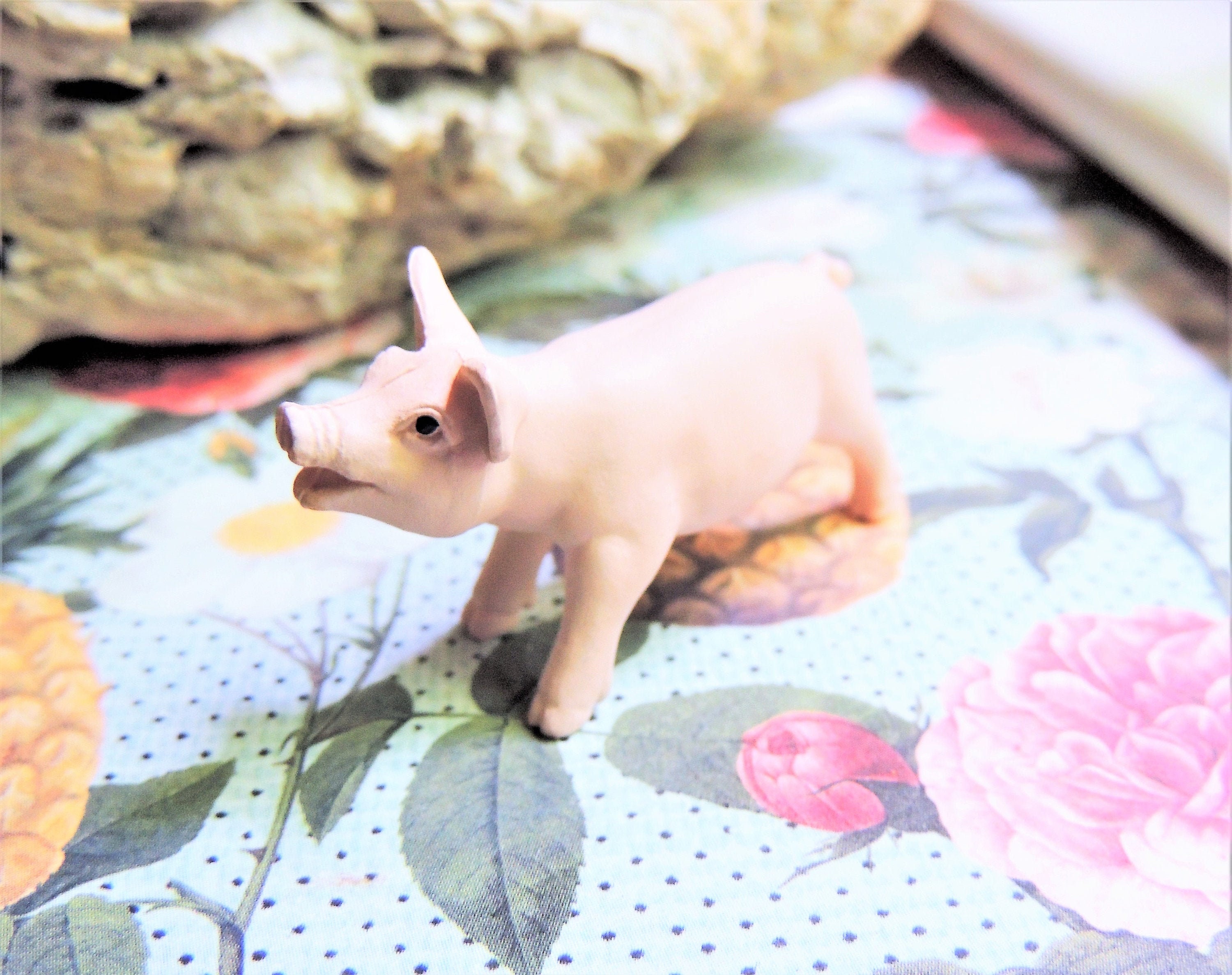 MINIATURE PIGLET Pig Farm Animal Figures Figurines Fairy - Etsy