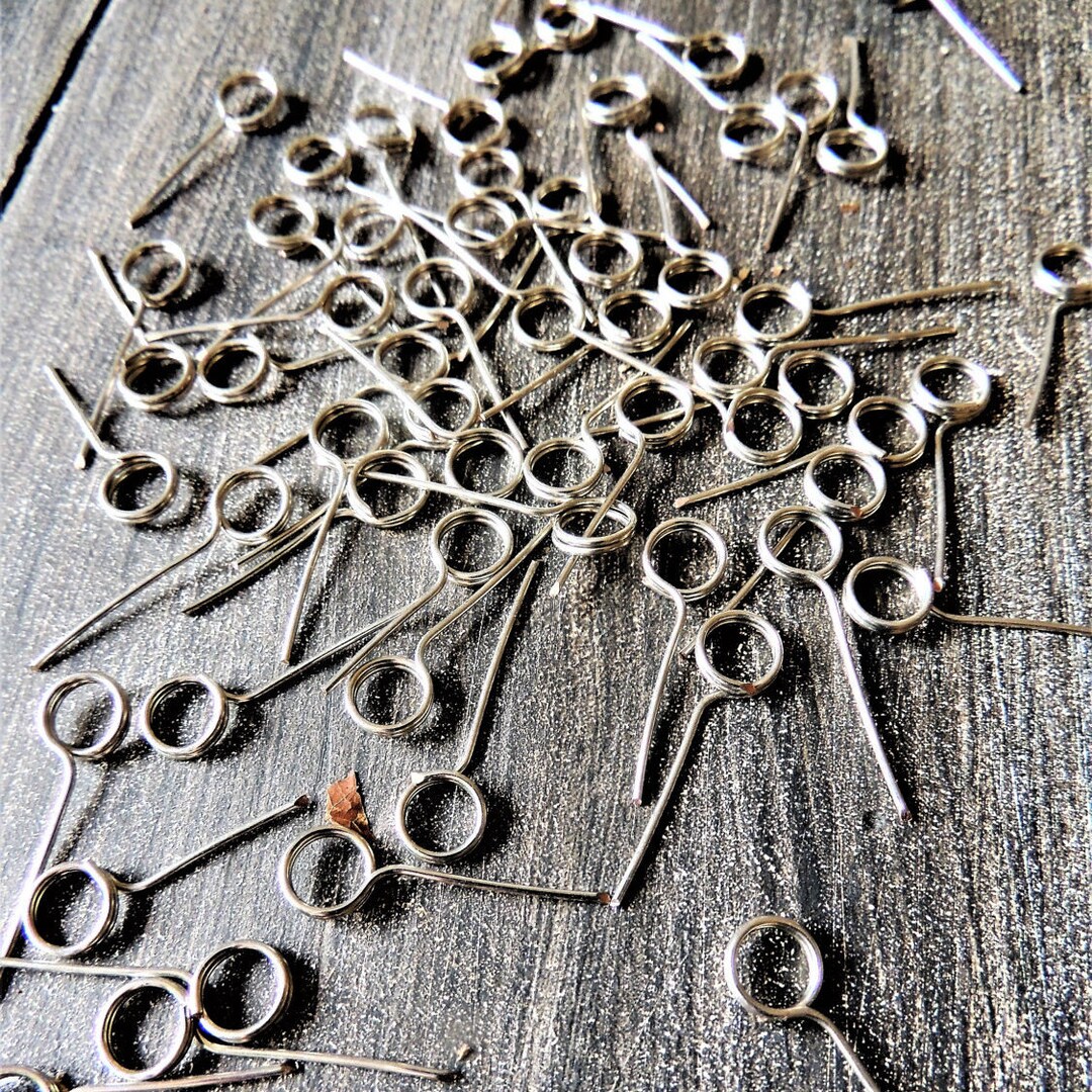 Wire Place Card Holders Silver Gold No Base DIY Swirl Sprial Stems ...